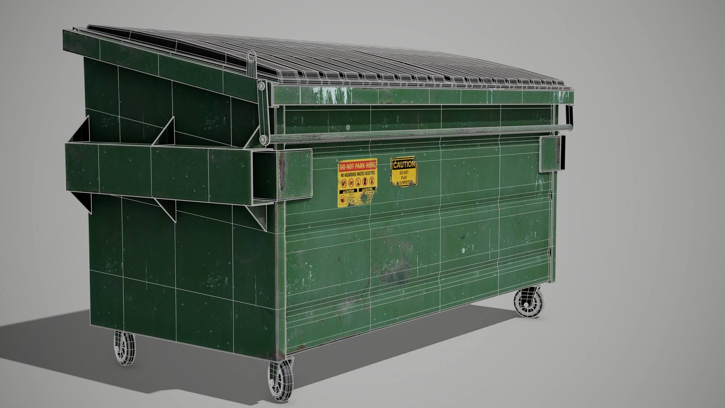 Dumpster - 3D Model by Face The Edge