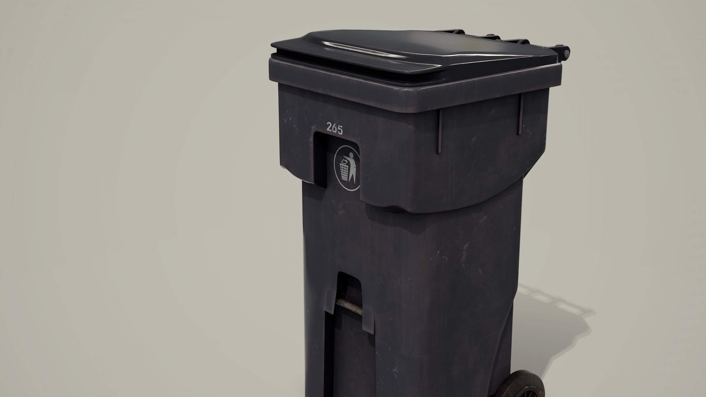 Garbage Bin - 3D Model by Face The Edge