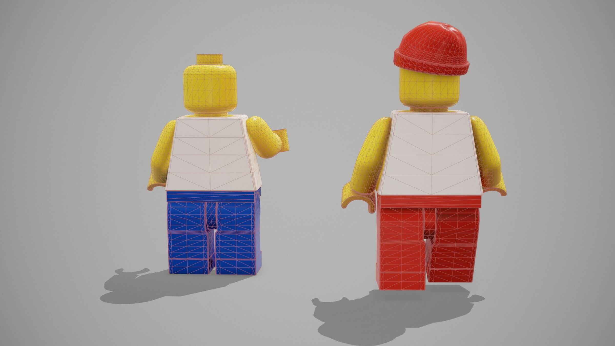 Lego Minifigures - Free 3D Model by Face The Edge