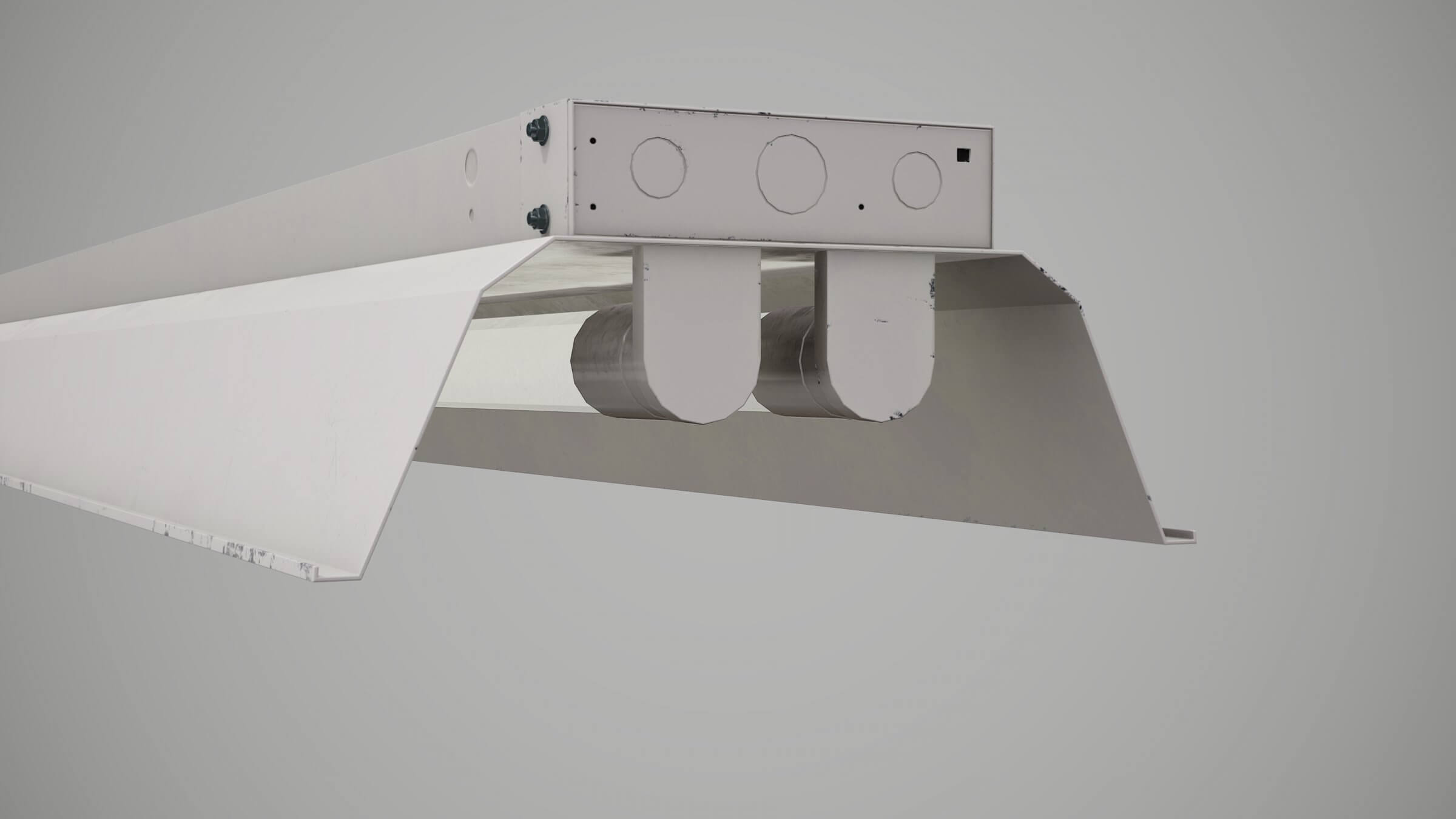 Office Ceiling Lights - 3D Model by Face The Edge