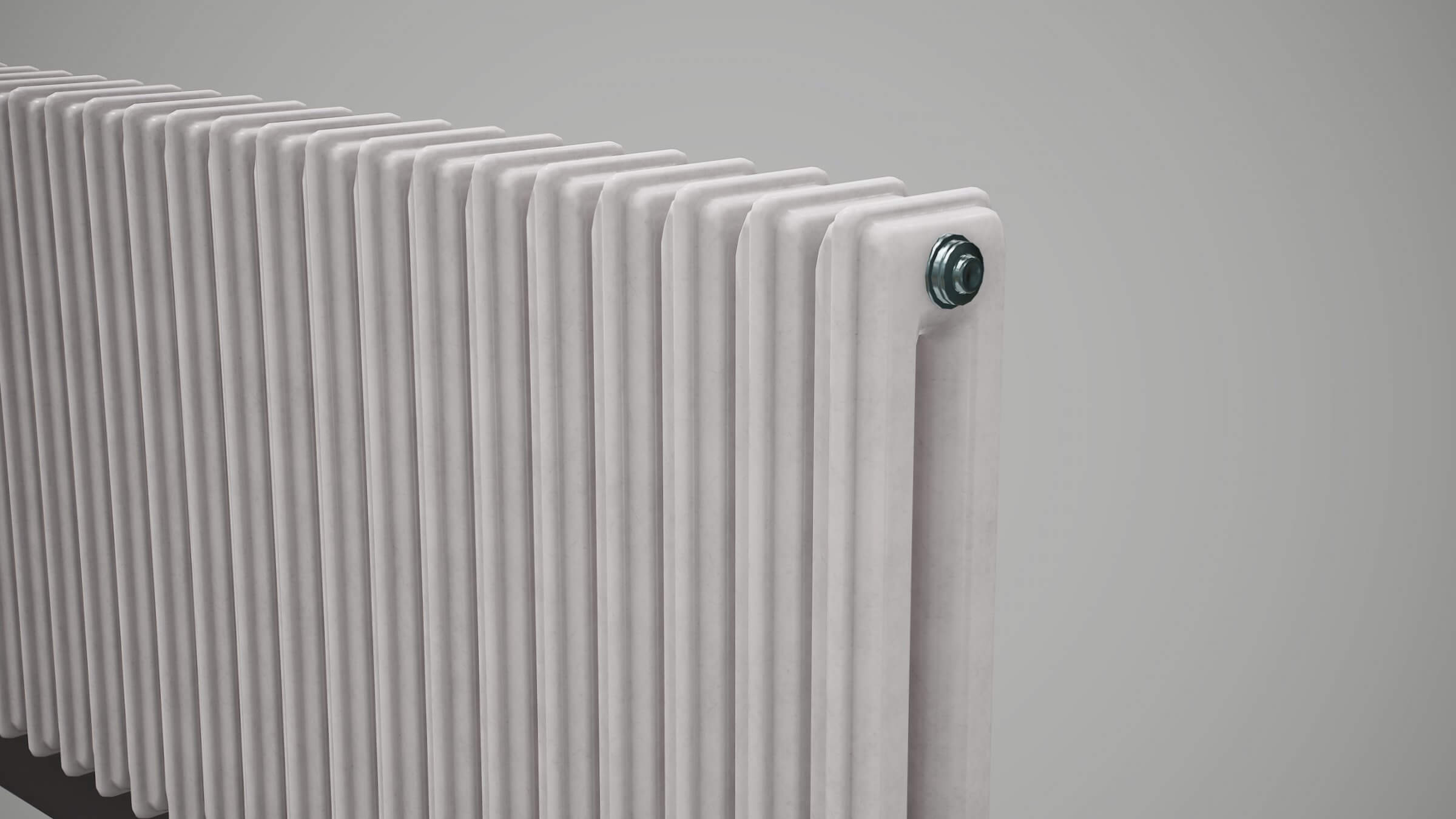 Old Style Wall Radiator - 3D Model by Face The Edge