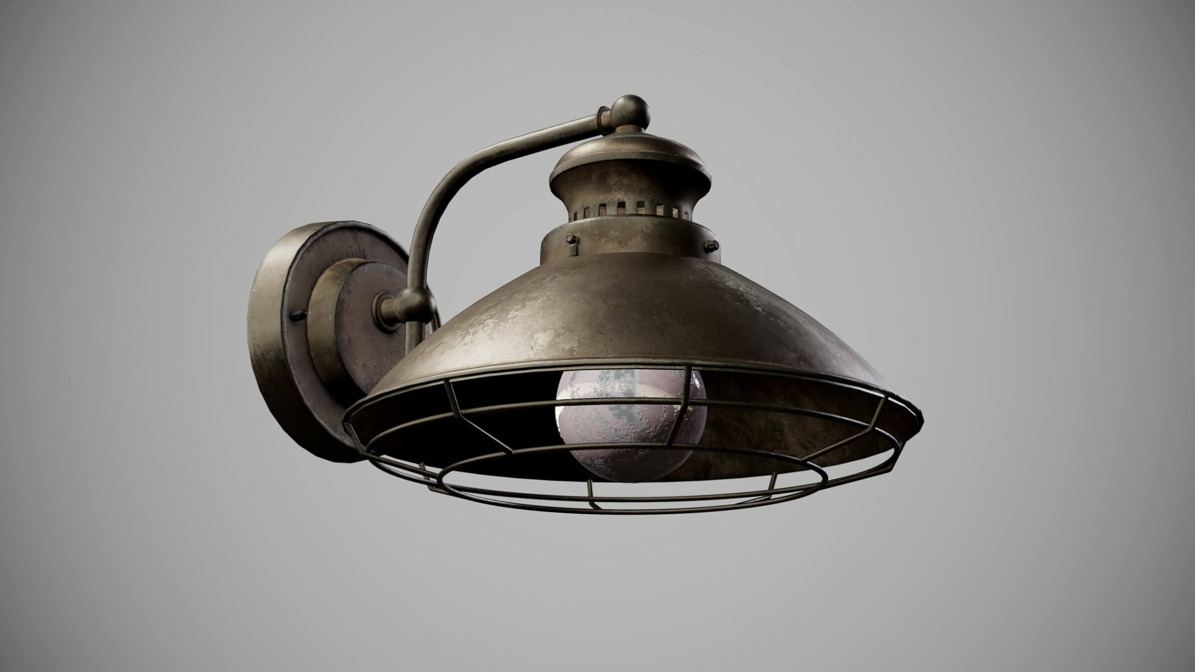 Outdoor Lamp - 3D Model by Face The Edge