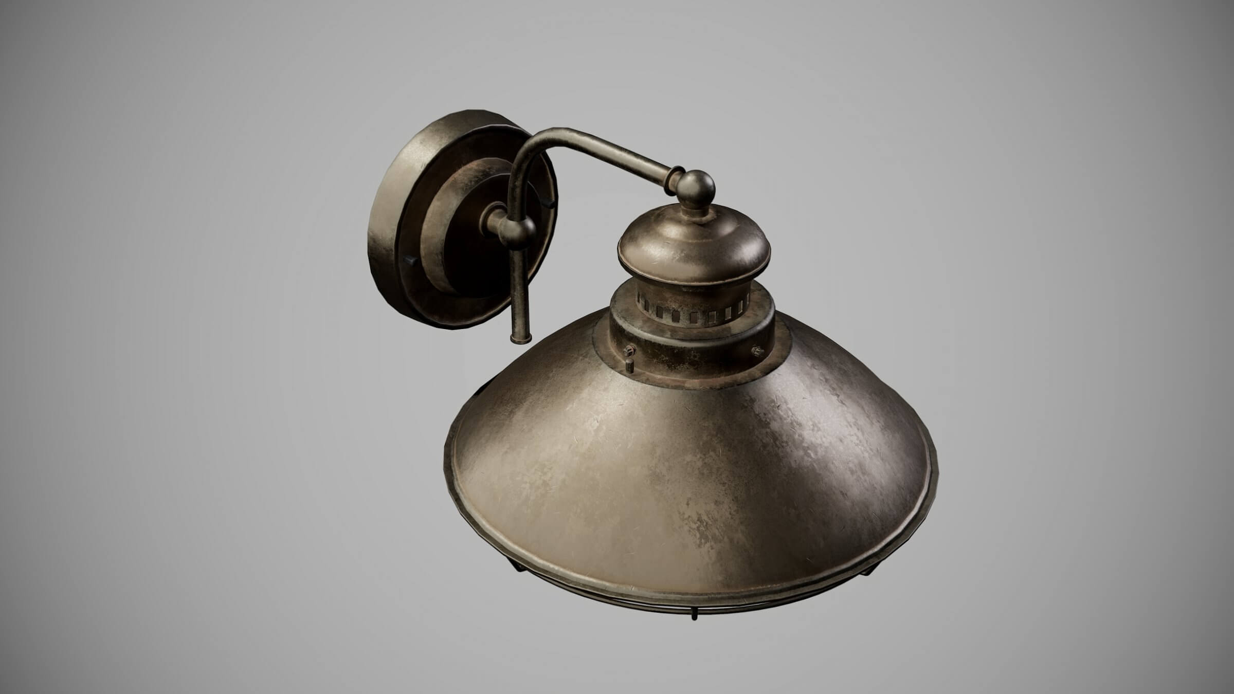 Outdoor Lamp - 3D Model by Face The Edge