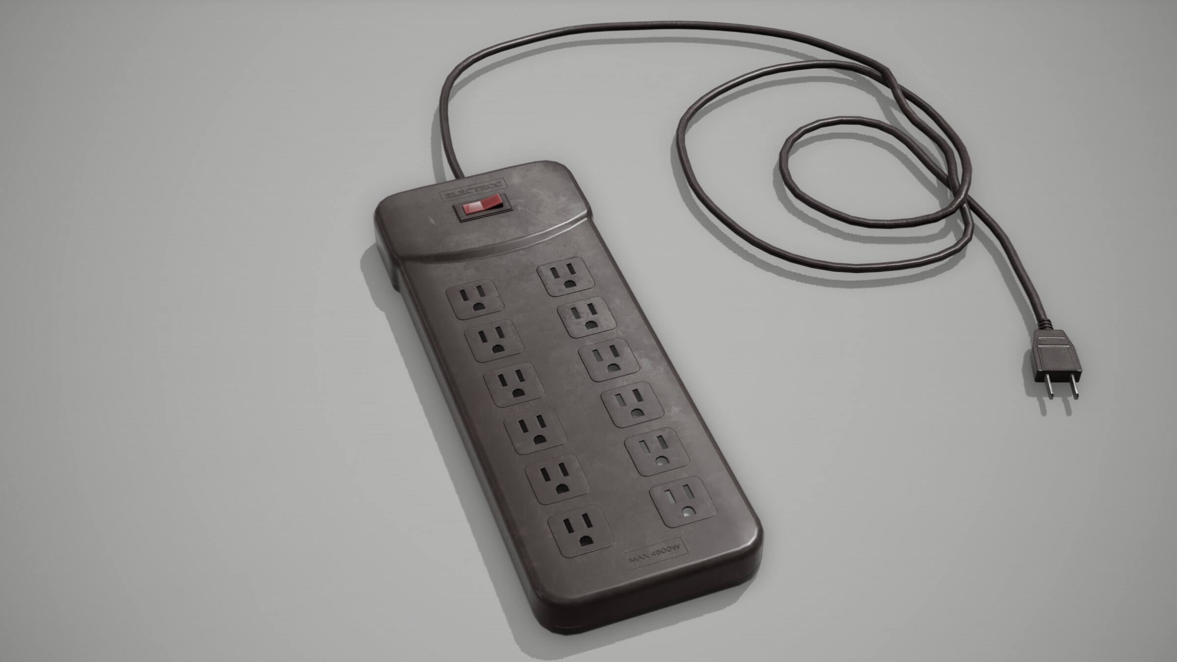 Power Strip - Free 3D Model by Face The Edge