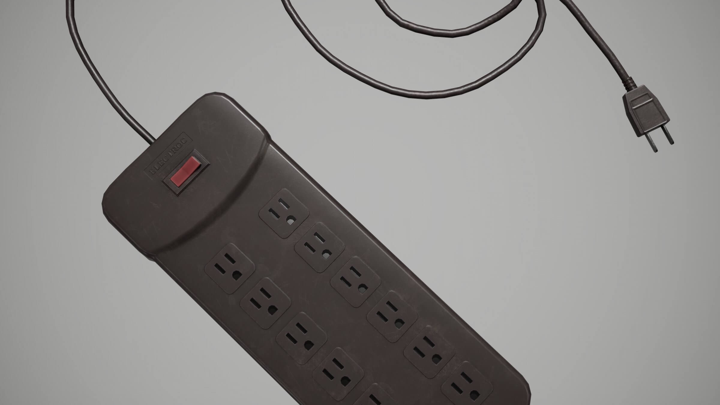 Power Strip - Free 3D Model by Face The Edge