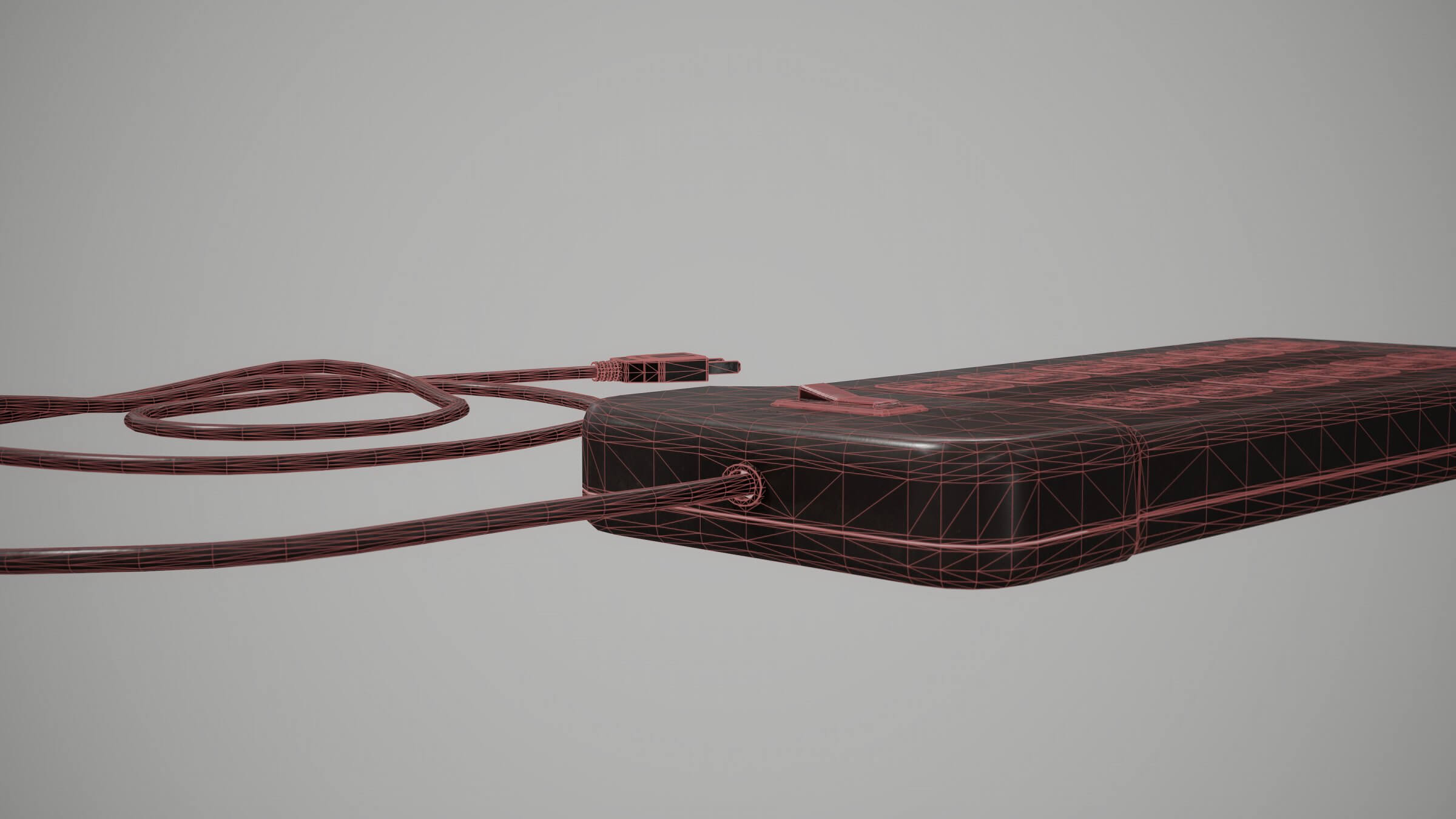 Power Strip - Free 3D Model by Face The Edge