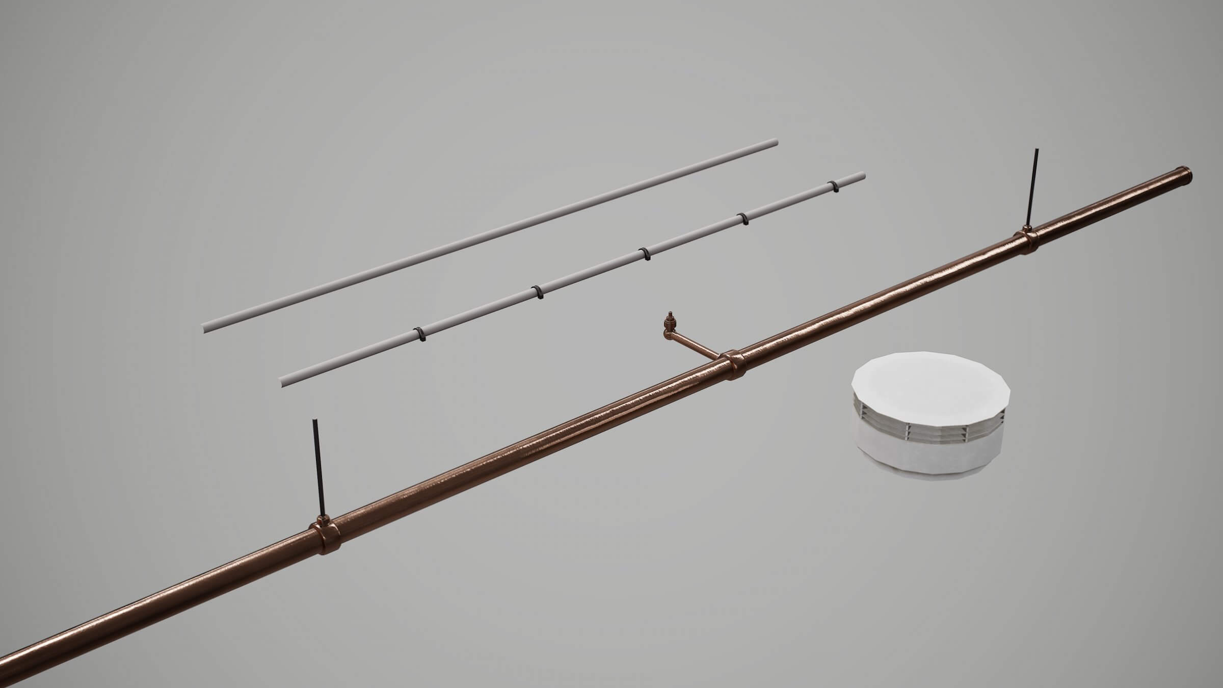 Smoke Detector Modular Scene - 3D Model by Face The Edge