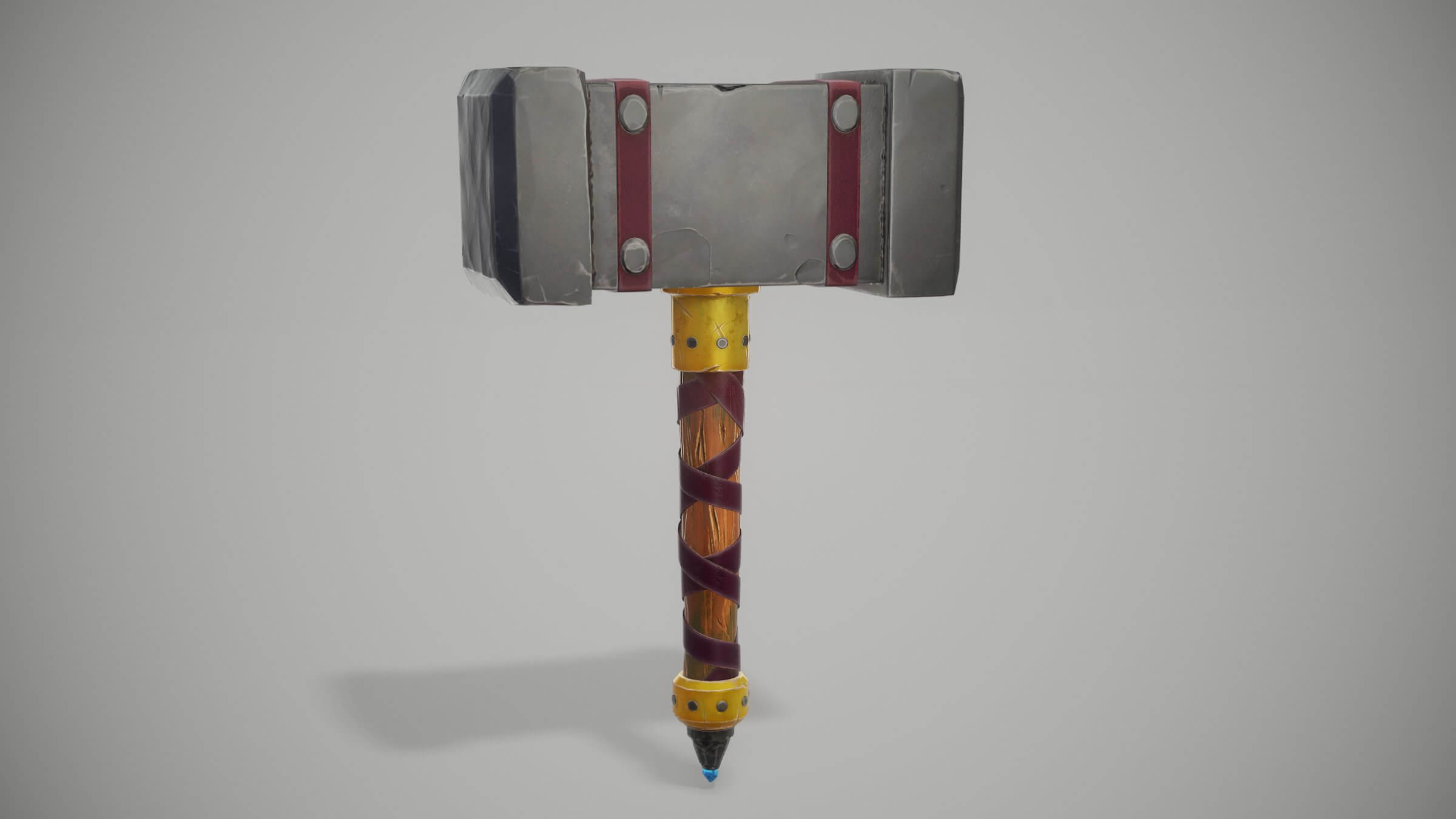Stylized Hammer - 3D Model by Face The Edge