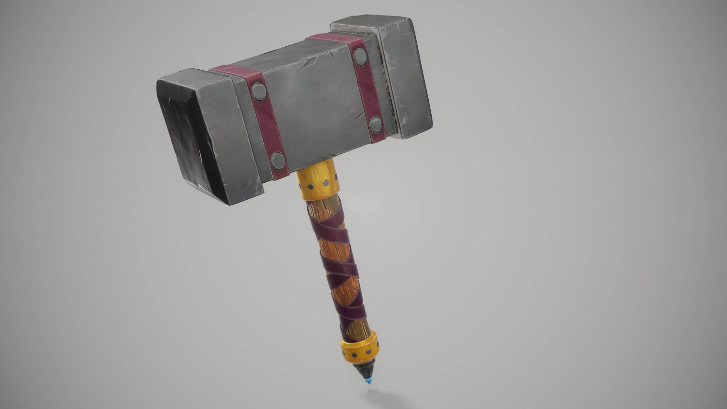 Stylized Hammer - 3D Model by Face The Edge
