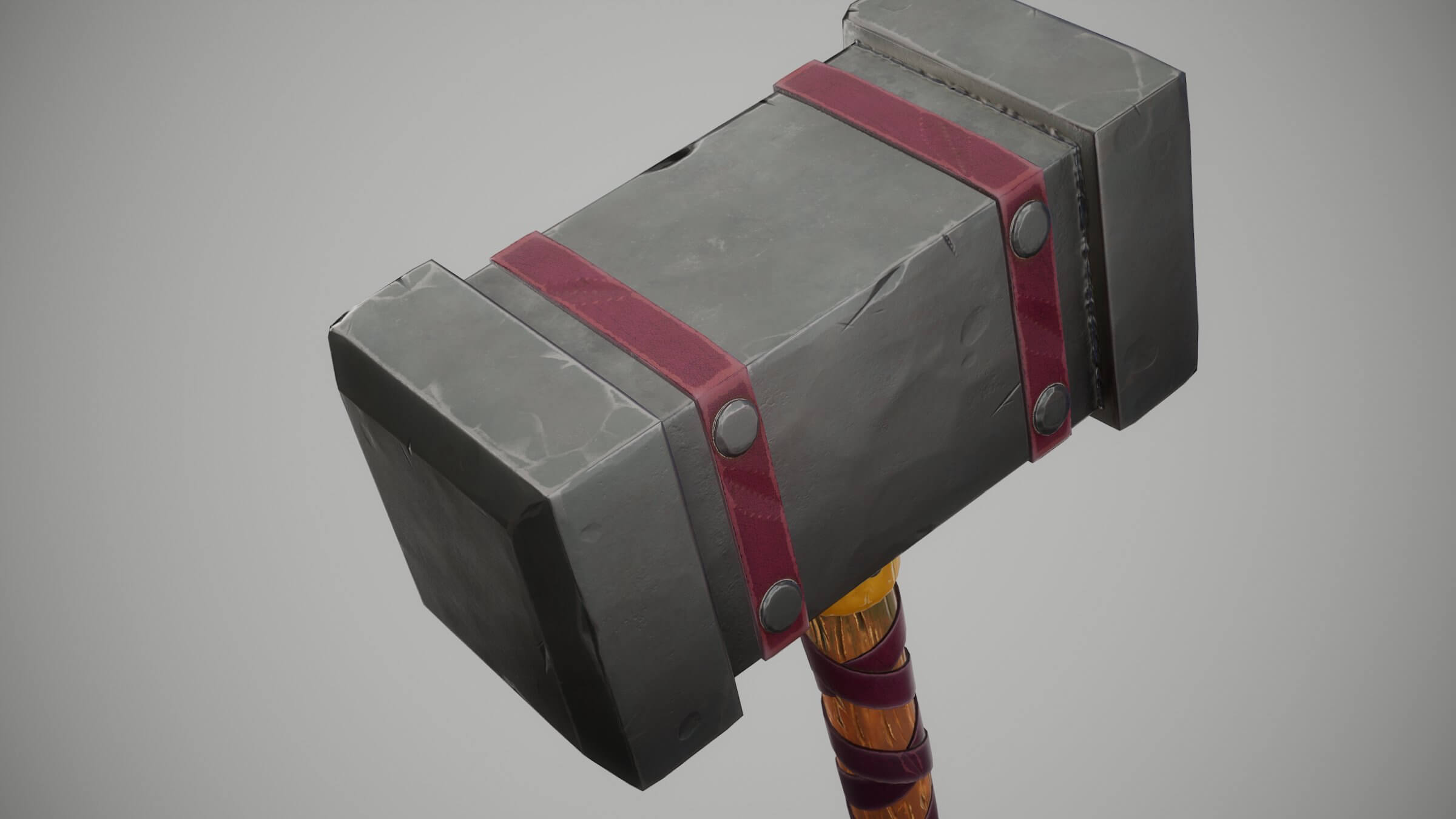 Stylized Hammer - 3D Model by Face The Edge
