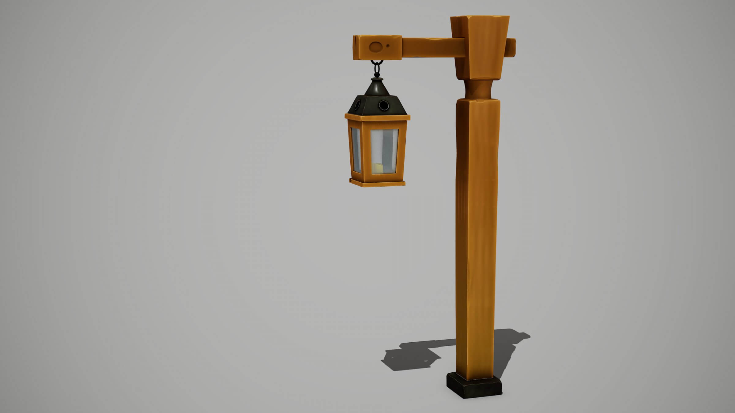 Stylized Light Pole - 3D Model by Face The Edge