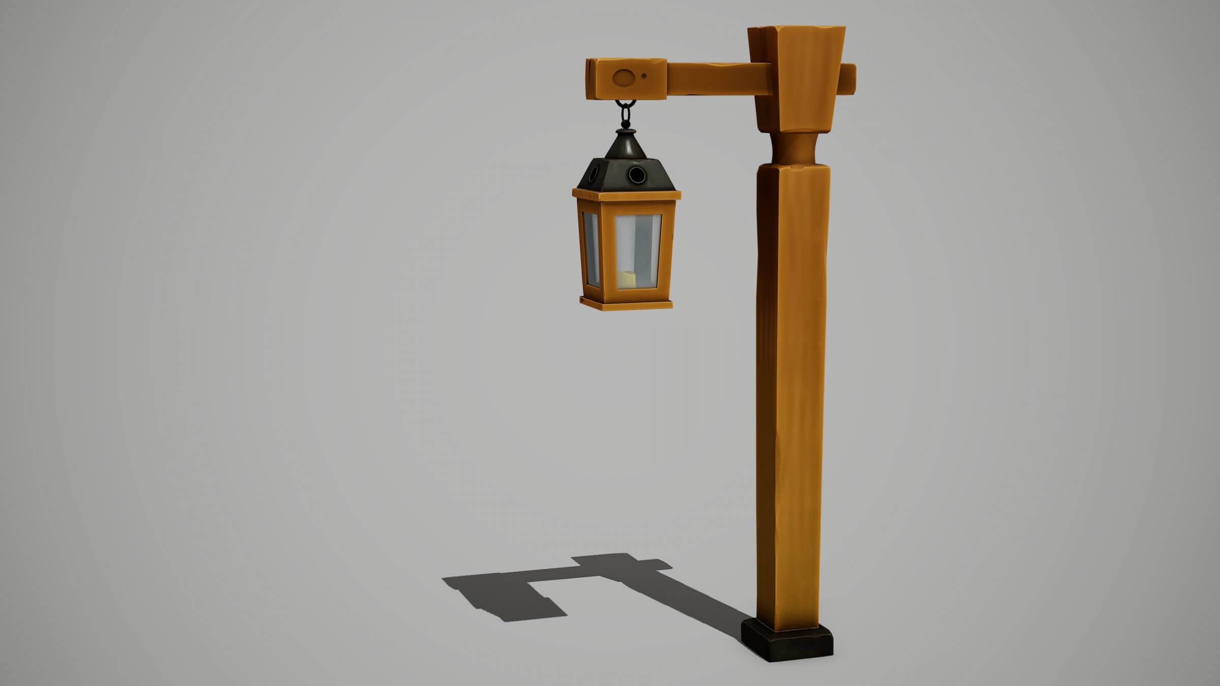 Stylized Light Pole - 3D Model by Face The Edge