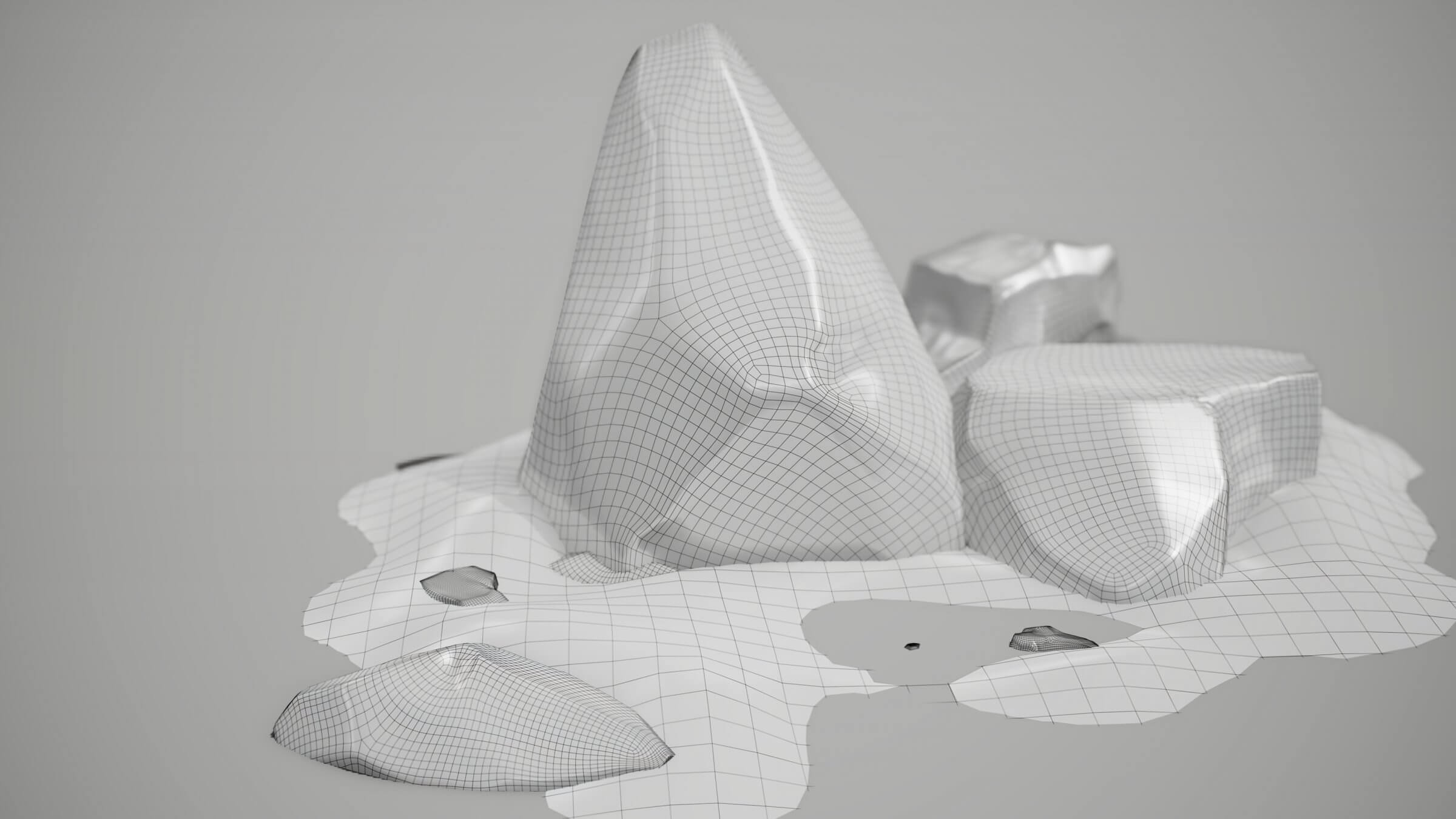 Stylized Rocks - 3D Model by Face The Edge