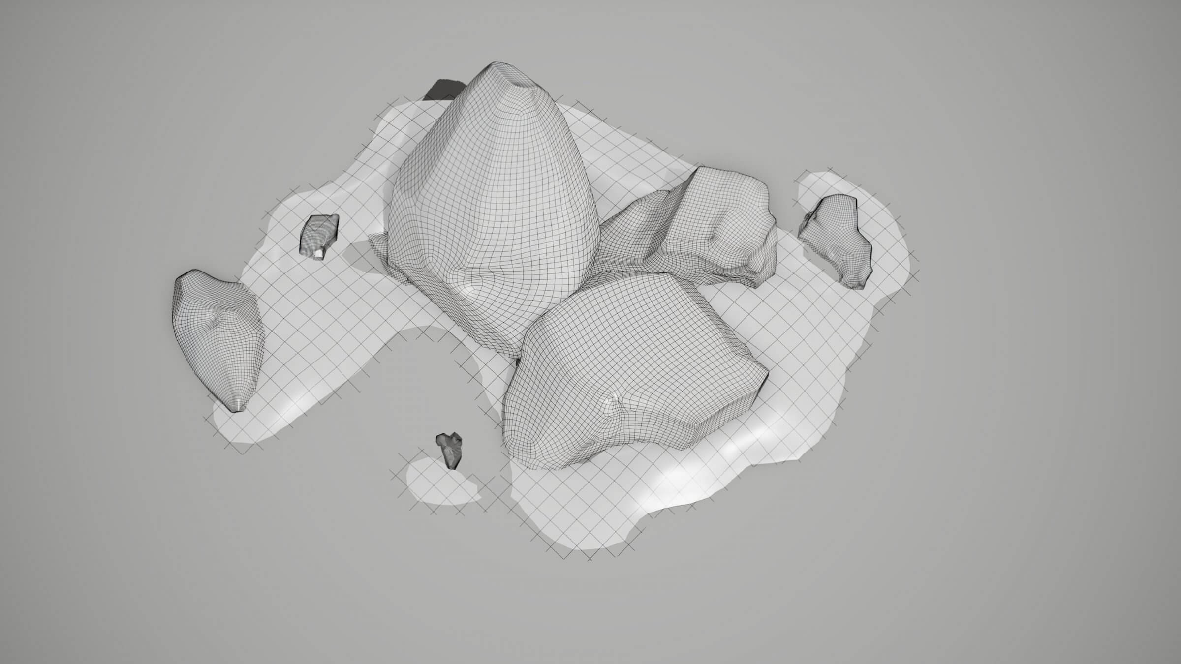 Stylized Rocks - 3D Model by Face The Edge