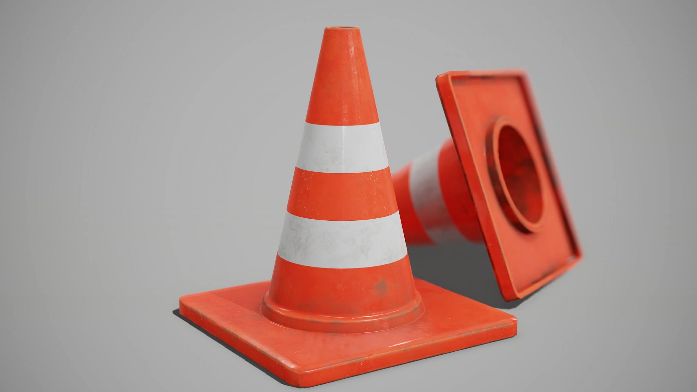 Traffic Cone - 3D Model by Face The Edge