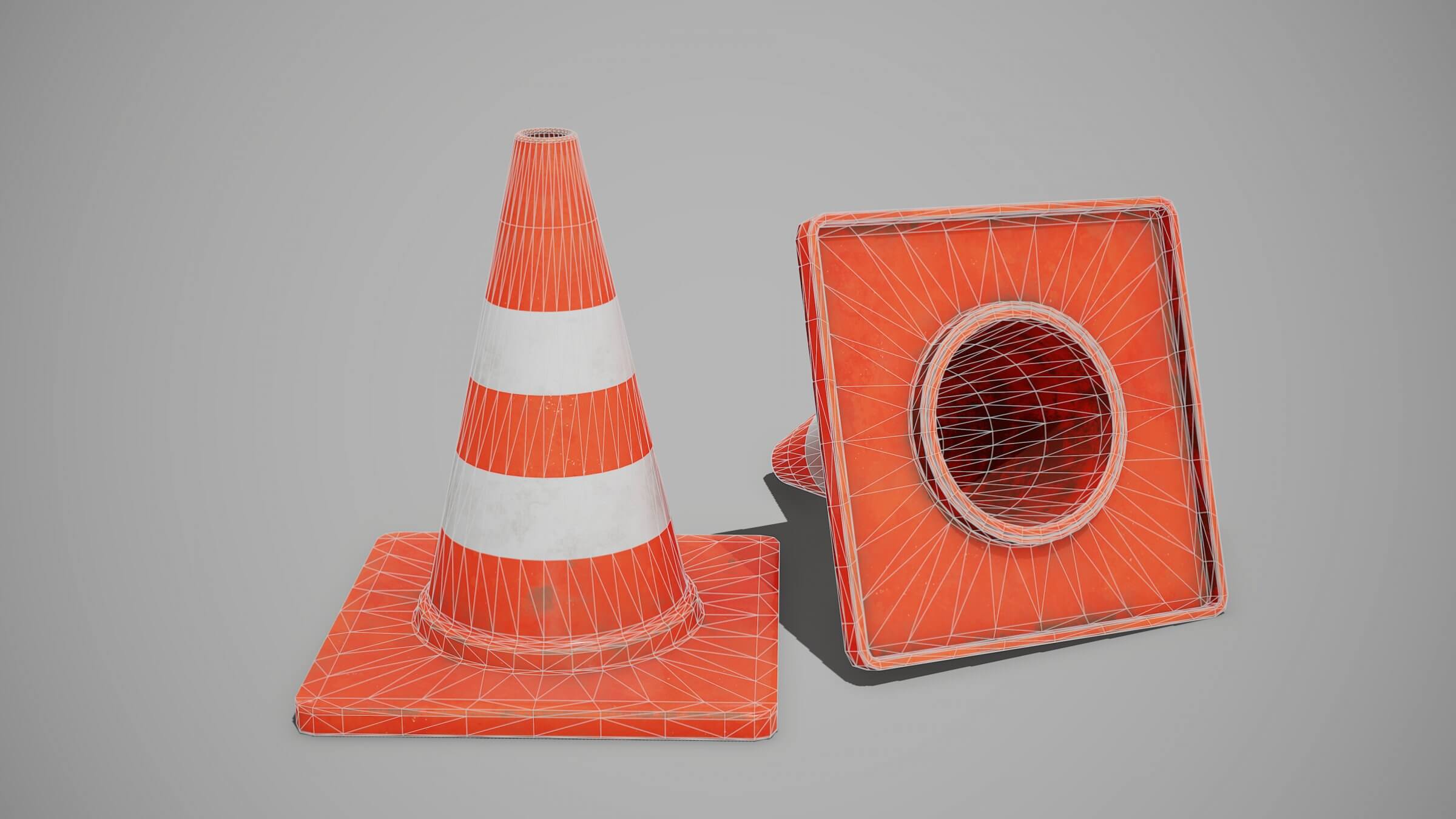 Traffic Cone - 3D Model by Face The Edge