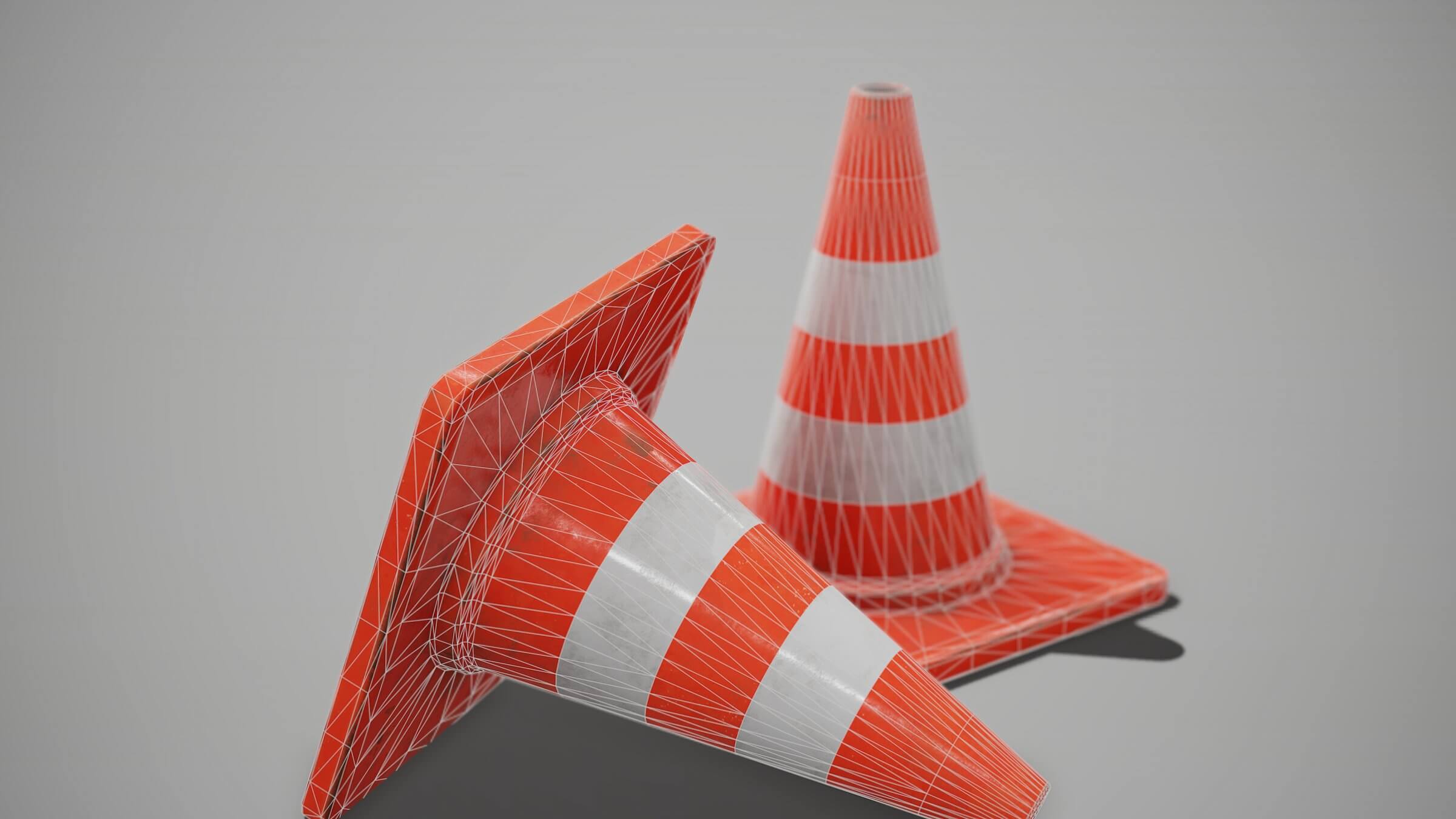Traffic Cone - 3D Model by Face The Edge