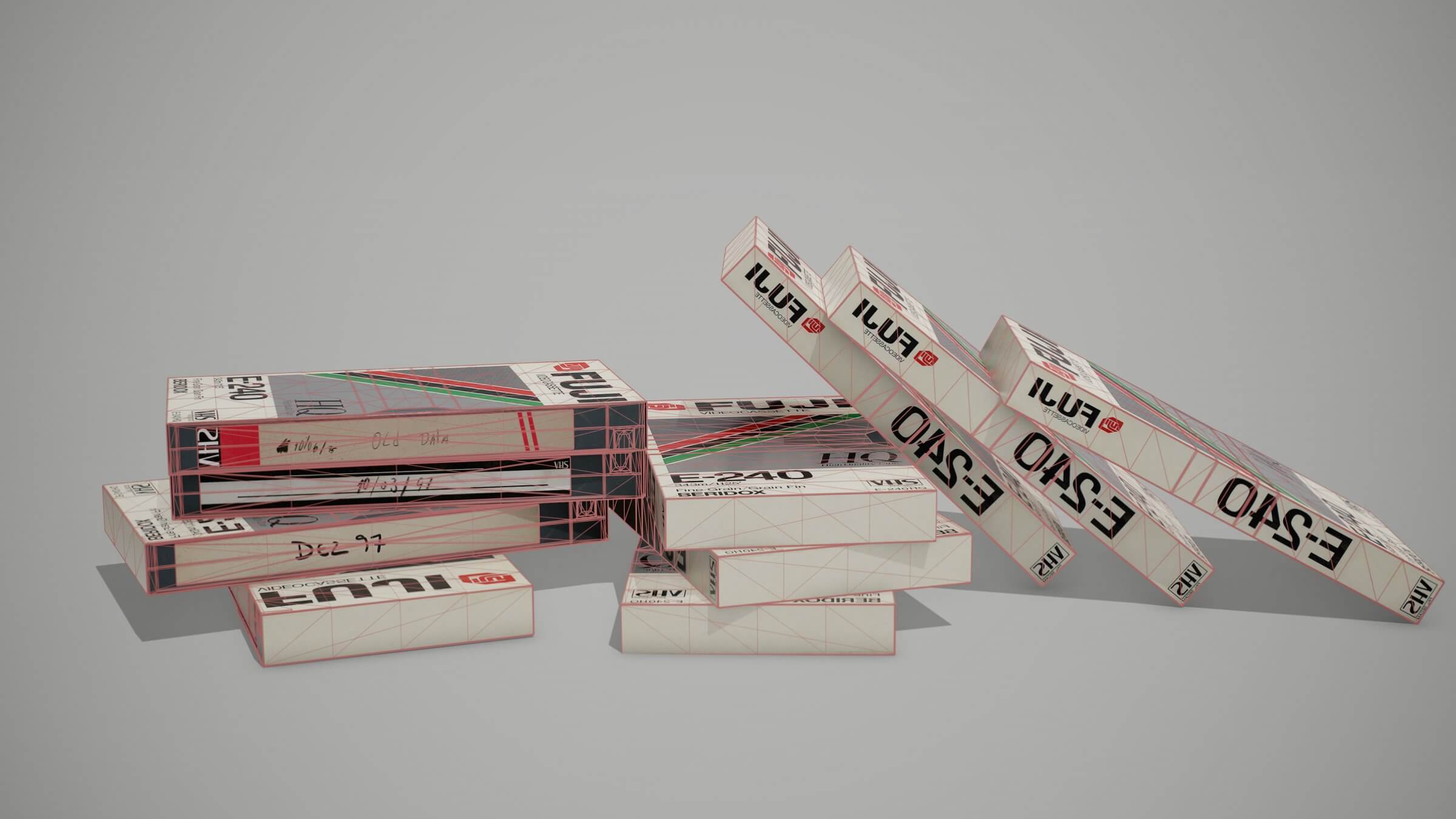 VHS Tape - 3D Model by Face The Edge