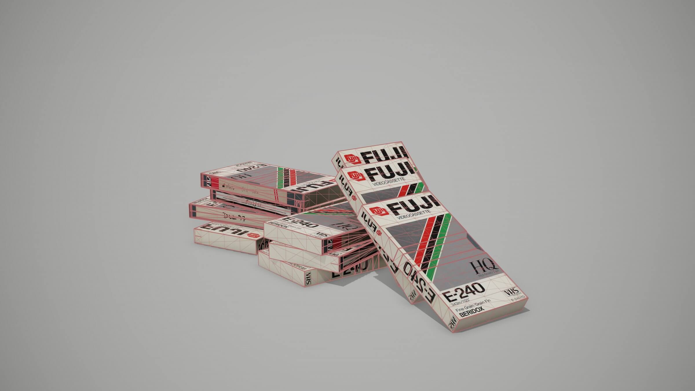 VHS Tape - 3D Model by Face The Edge