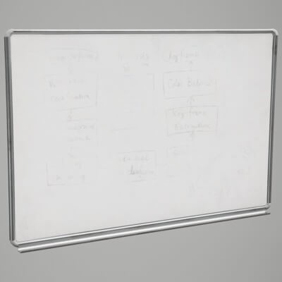 White Board - 3D Model by Face The Edge