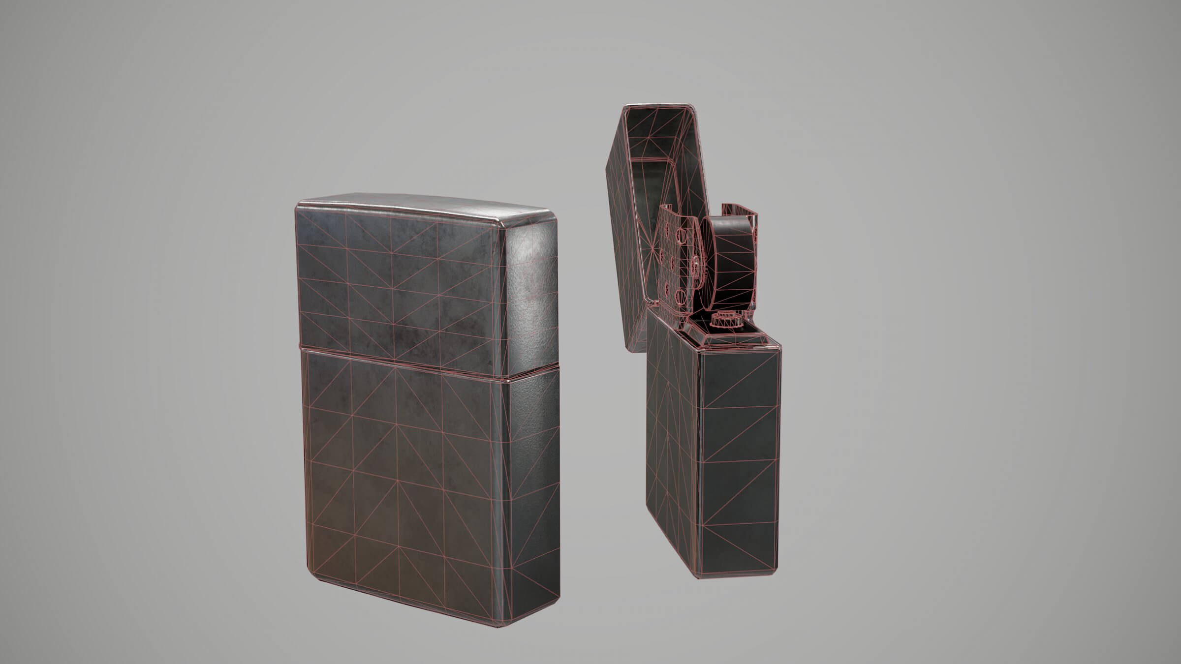 Zippo Lighter - 3D Model by Face The Edge