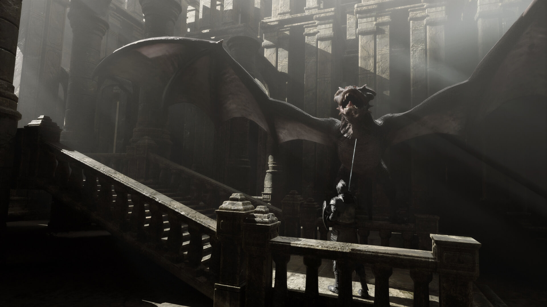 Fight at the castle 3D Render, Digital Art by Facesart