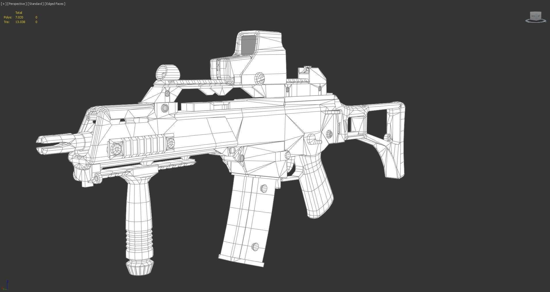 Heckler & Koch G36C Assault Rifle - 3D Model by fadhilvic61