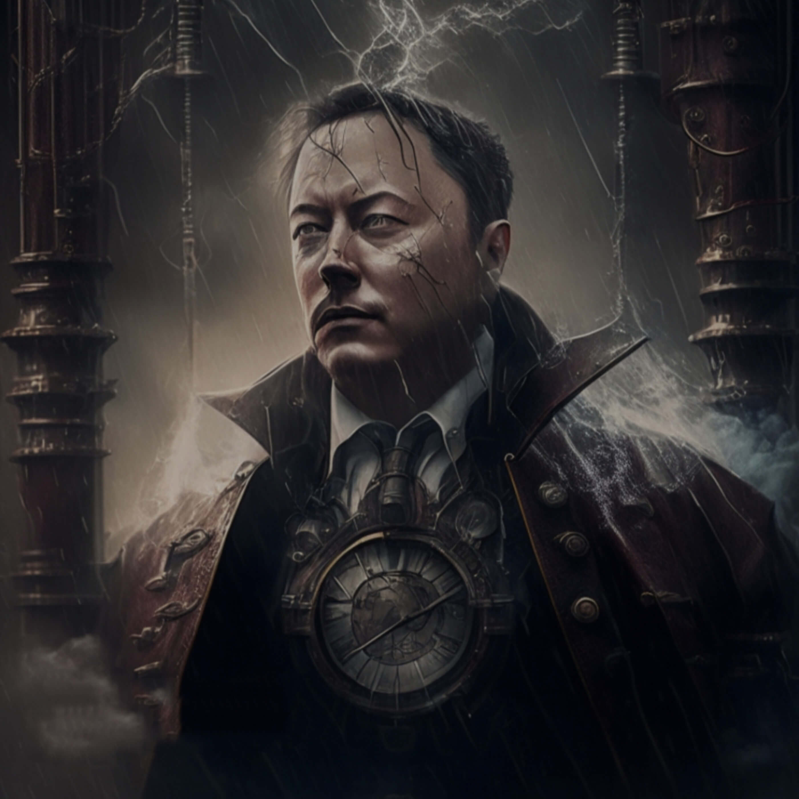 Robot Model of Elon Musk 2 by Faeeze