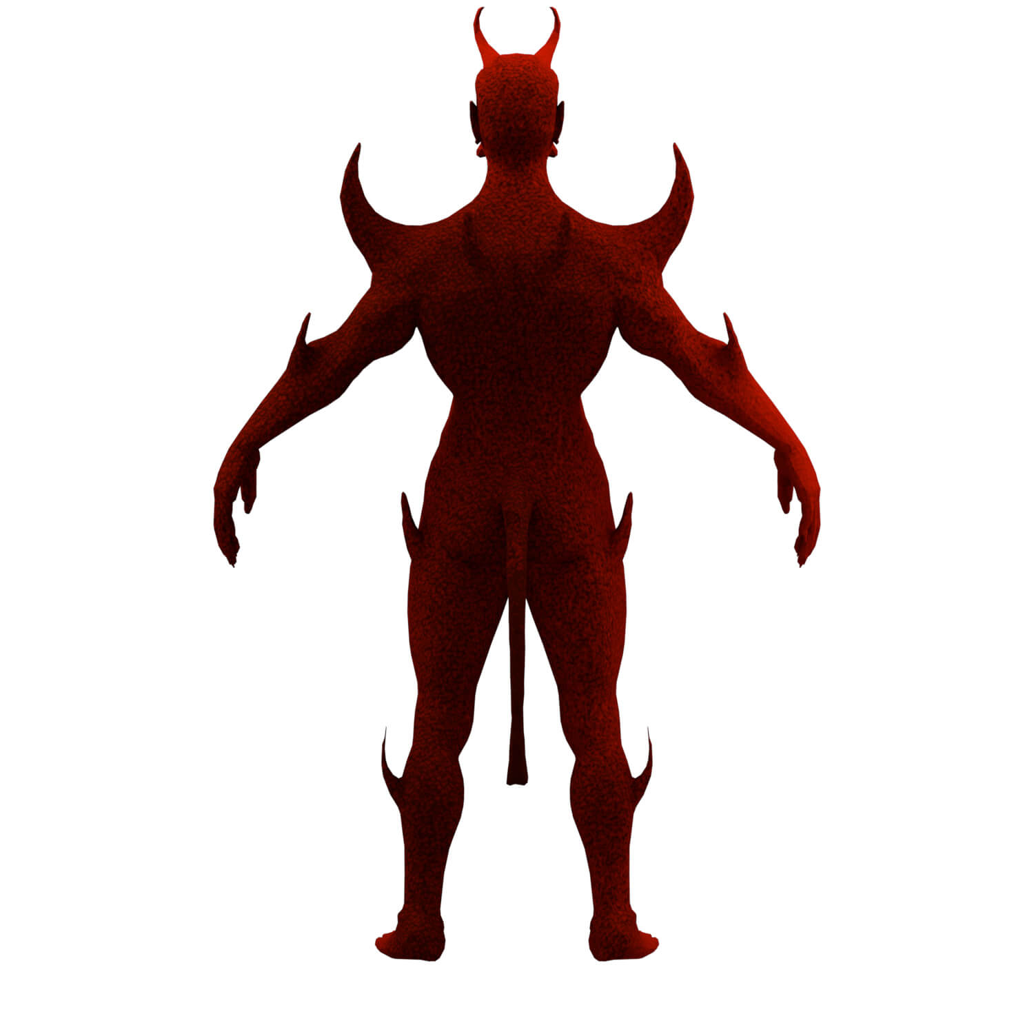 Demon 3D Print Model Game Ready by Faiqdesigner