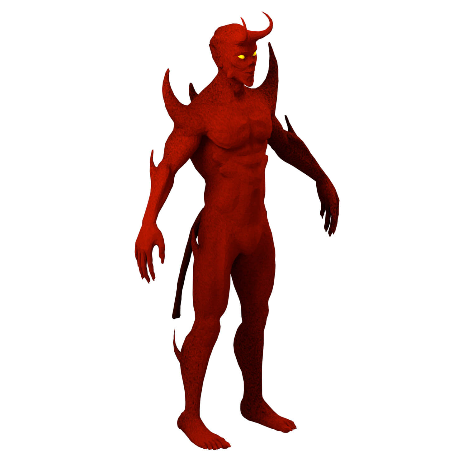 Demon 3D Print Model Game Ready by Faiqdesigner