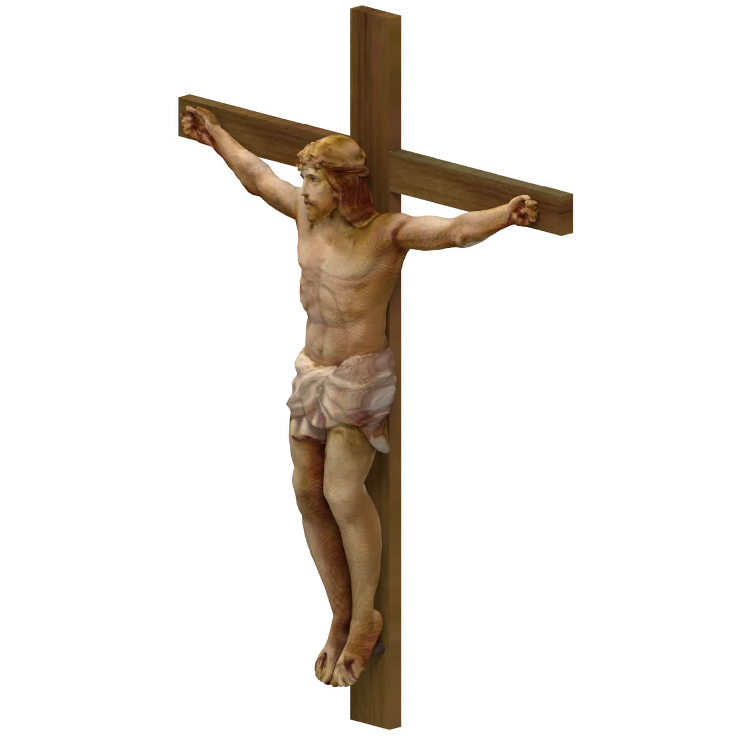 Jesus on The Cross 3D Model by Faiqdesigner