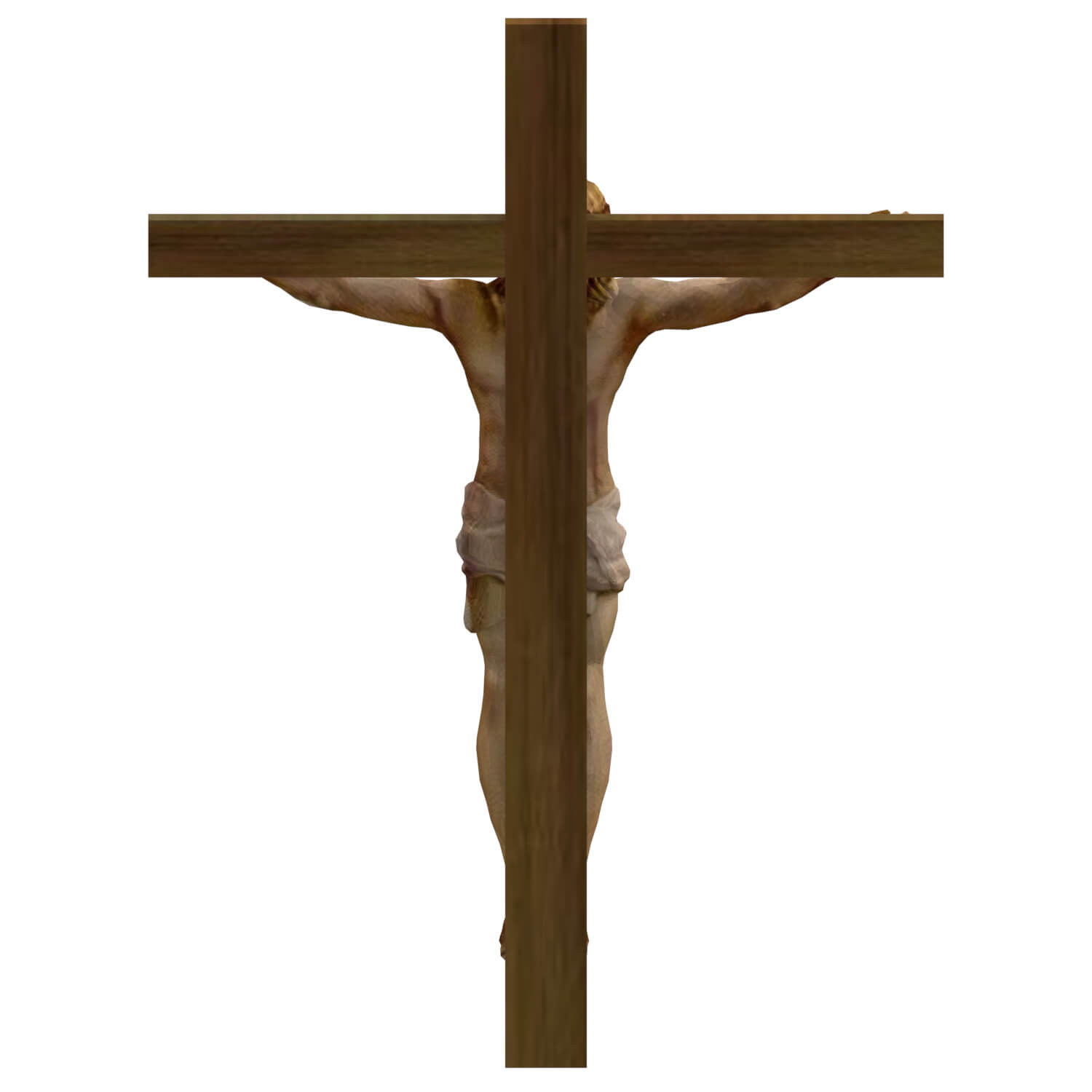 Jesus on The Cross 3D Model by Faiqdesigner