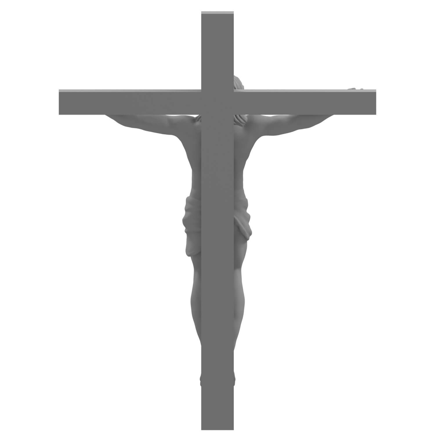 Jesus on The Cross 3D Model by Faiqdesigner