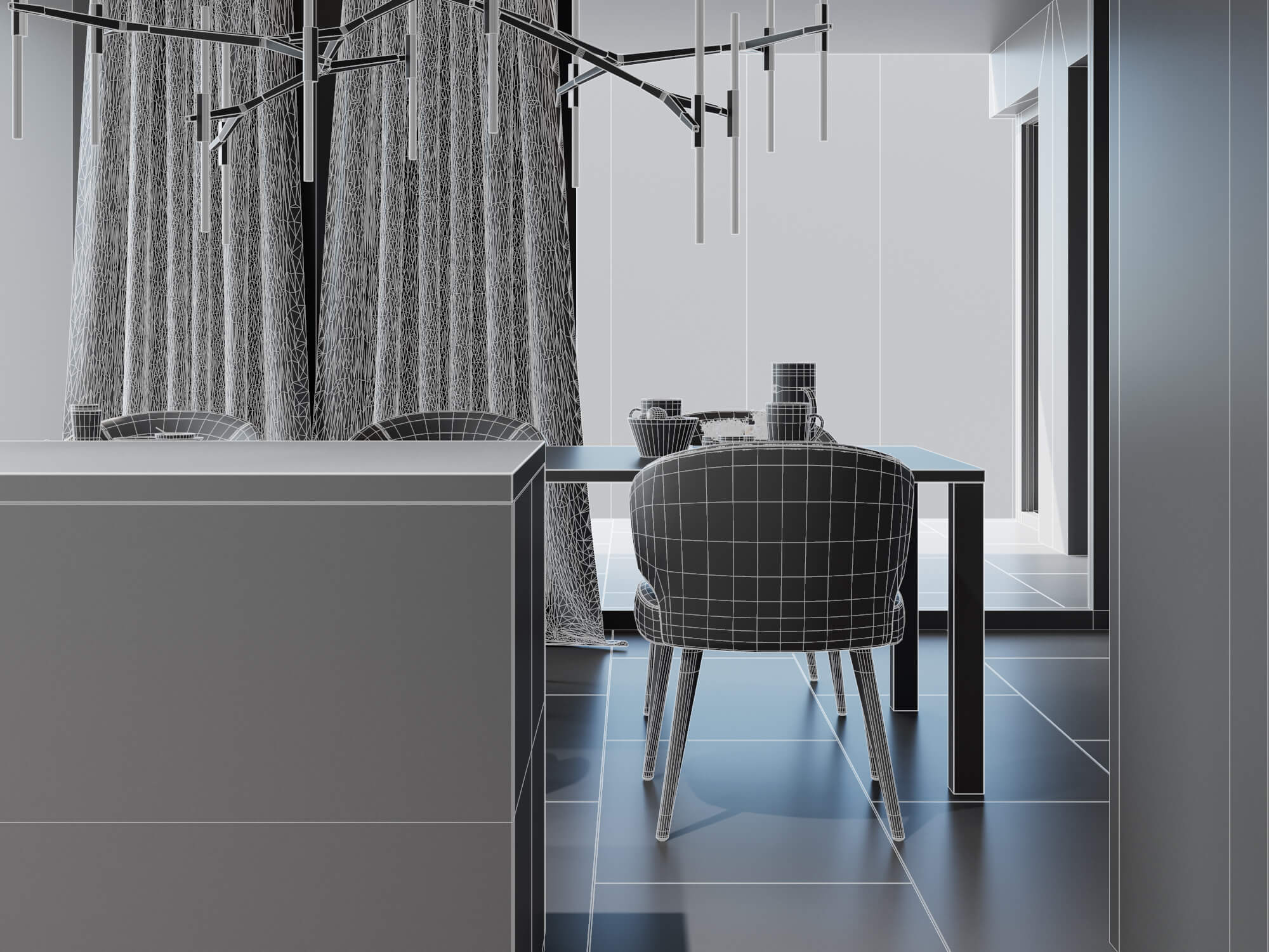 Living Room Interior 3D Scene for Cinema 4D and Octane Rende by ...