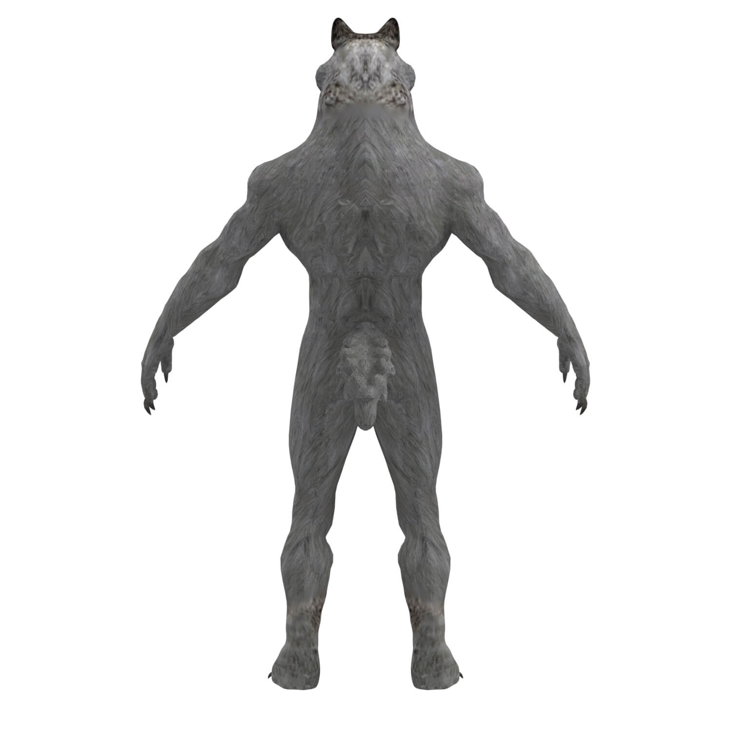 Werewolf 3D Print Model Game Ready by Faiqdesigner