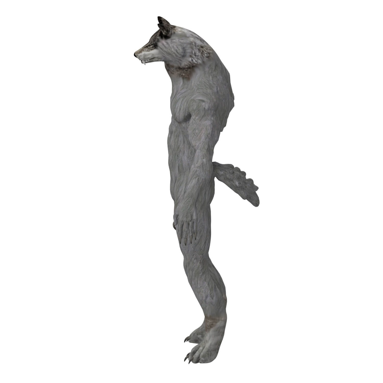 Werewolf 3D Print Model Game Ready by Faiqdesigner