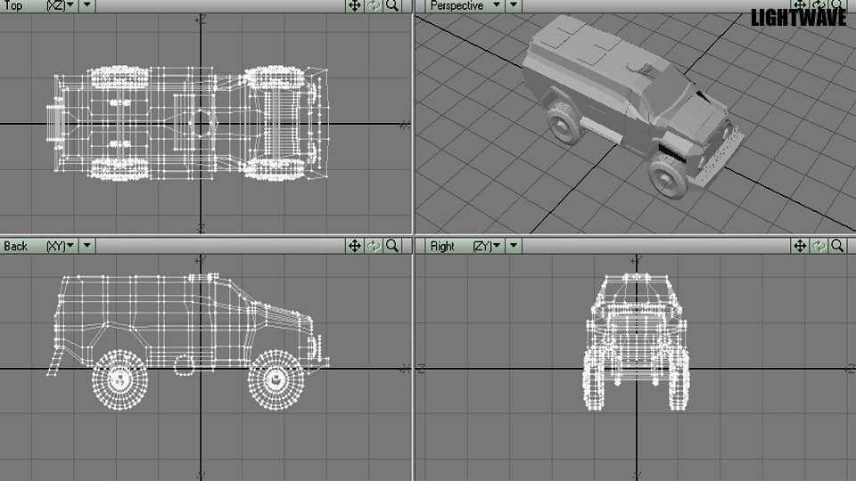 1st WIN Armoured Car - 3D Model by faizal3DX