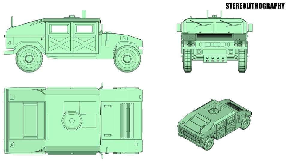 Humvee - 3D Model by faizal3DX