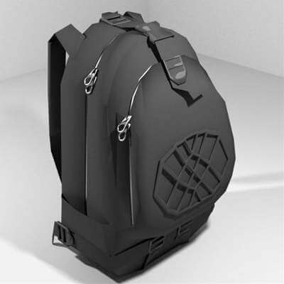 Daypack Backpack - 3D Model by faizal3DX