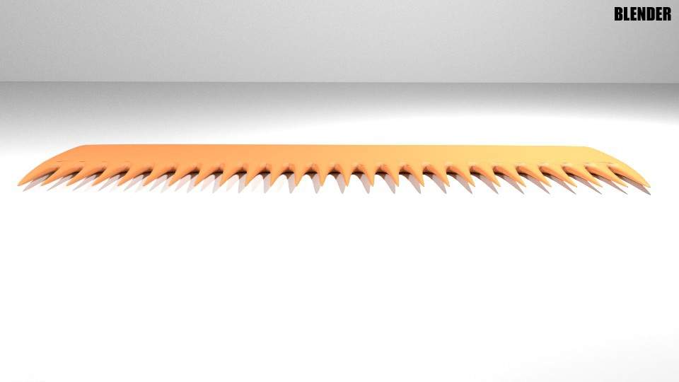 Barber Hair Comb - 3D Model by faizal3DX