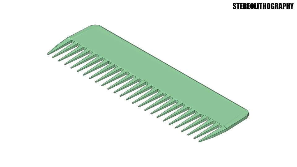 Barber Hair Comb - 3D Model by faizal3DX