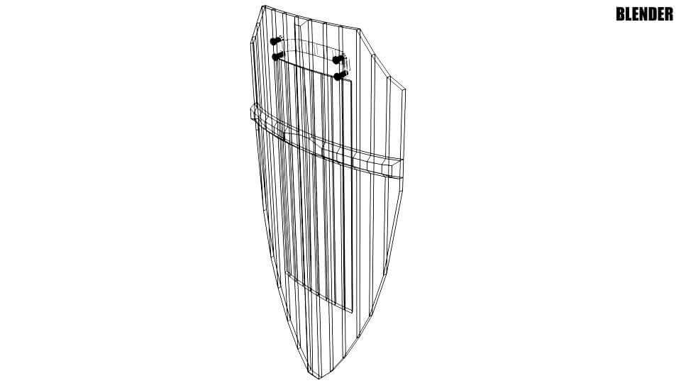 Battle Shield - 3D Model by faizal3DX