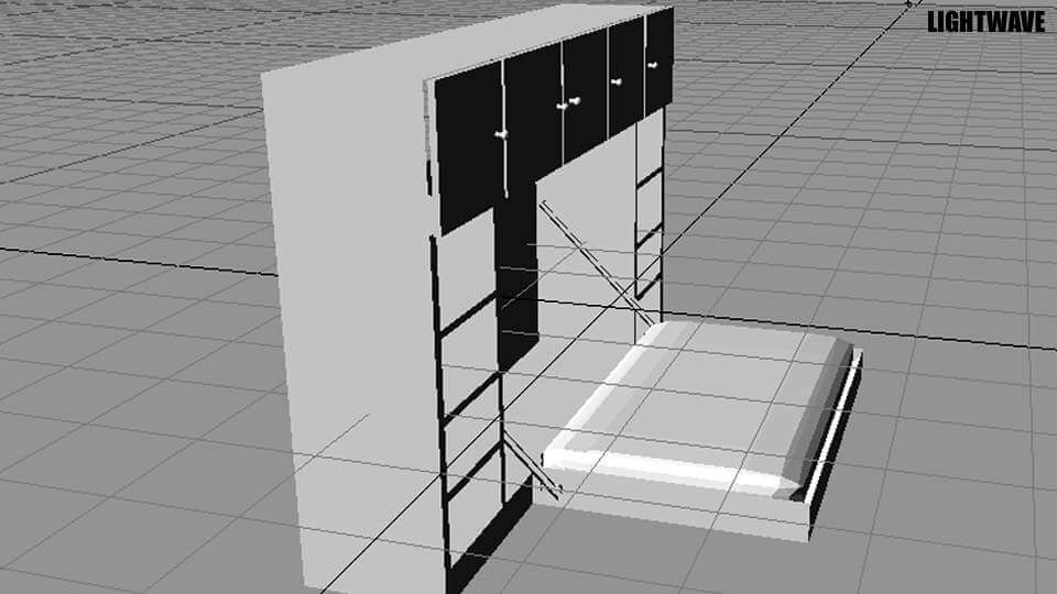 Murphy Bed - 3D Model by faizal3DX