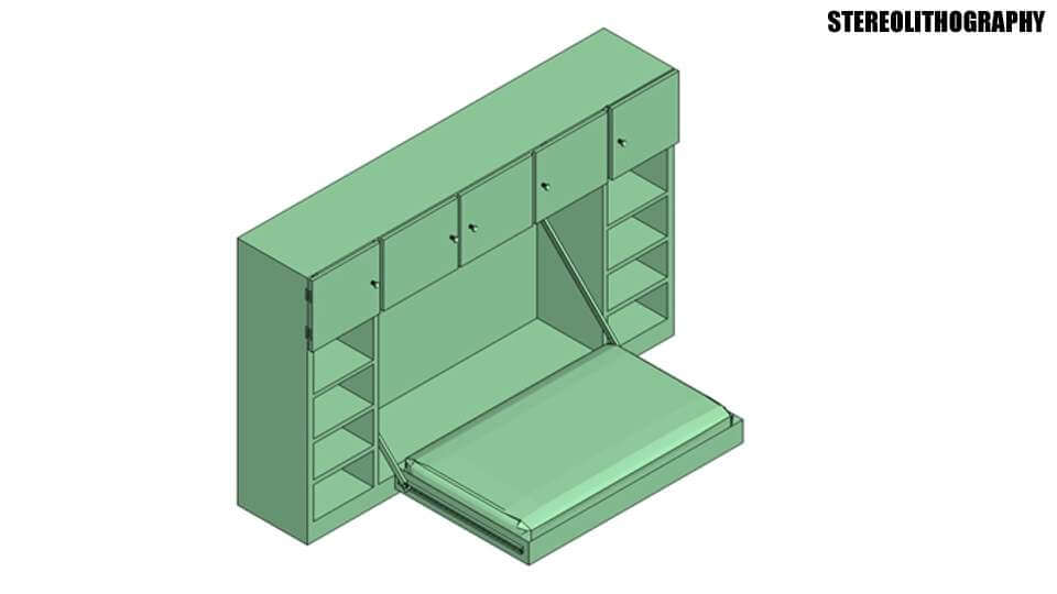 Murphy Bed - 3D Model by faizal3DX