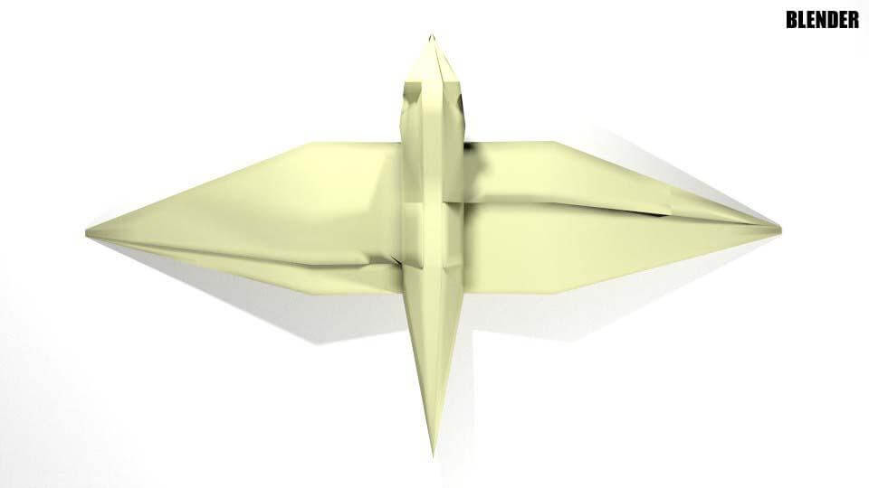 Bird Origami - 3D Model by faizal3DX