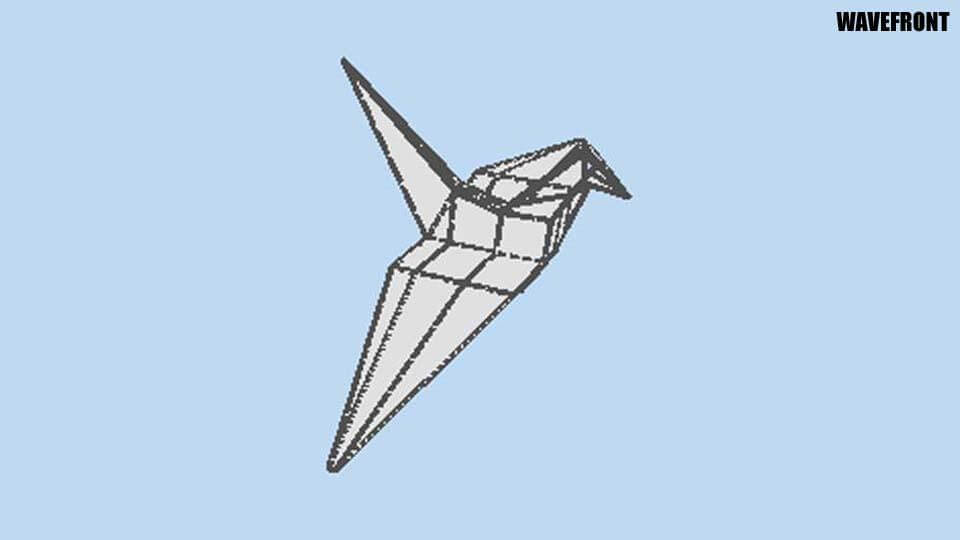 Bird Origami - 3D Model by faizal3DX