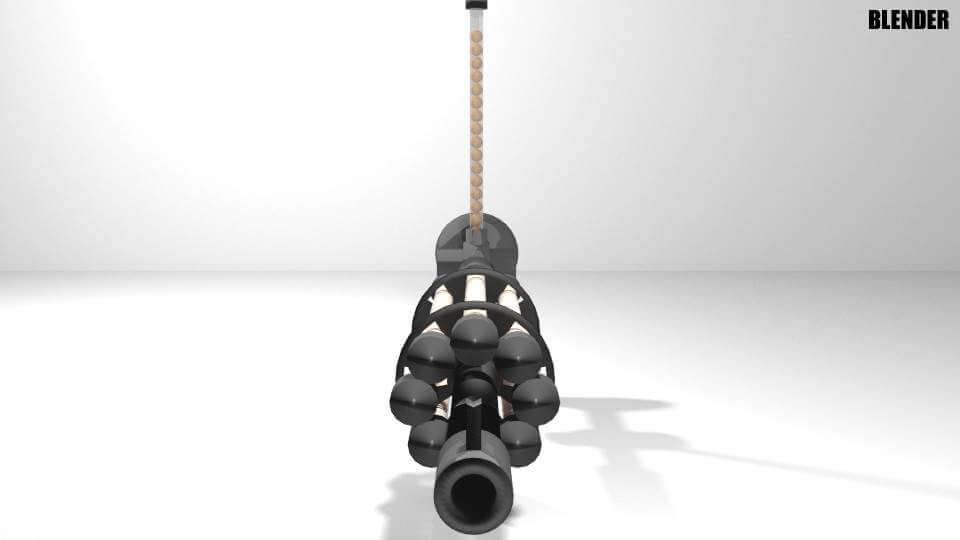 Toy Blowgun - 3D Model by faizal3DX