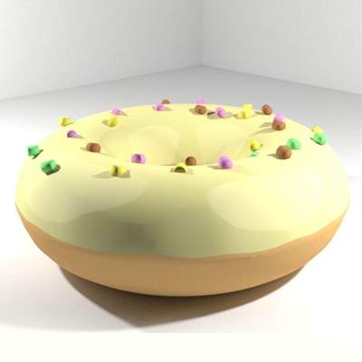 Glazed Donut - 3D Model by faizal3DX