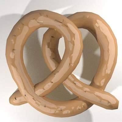 Pretzel - 3D Model by faizal3DX