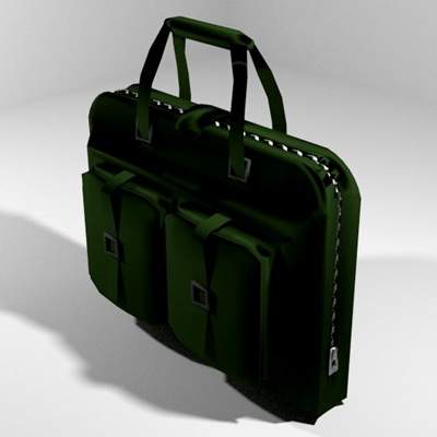Military Briefcase - 3D Model by faizal3DX